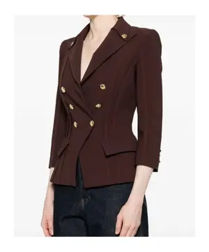 Elisabetta Franchi Double-breasted Blazer - Red