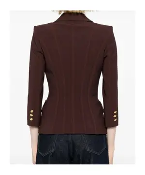 Elisabetta Franchi Double-breasted Blazer - Red