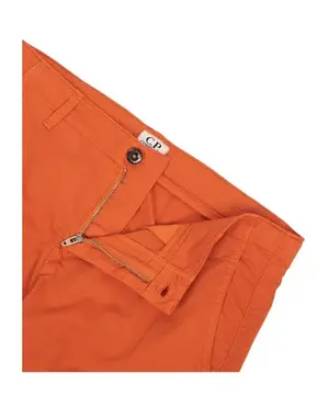 C.P. COMPANY Belt Loop Cargo Pants With Mirror Detail - Orange