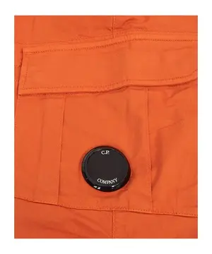 C.P. COMPANY Belt Loop Cargo Pants With Mirror Detail - Orange