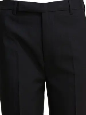 Rick Owens Pressed Crease Trousers - Black