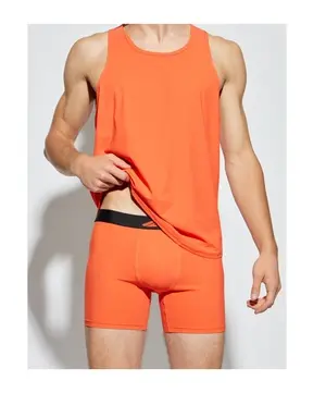 Dsquared2 Logo Printed Sleeveless Vest - Orange