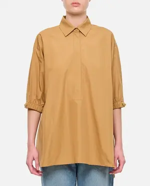 Max Mara Teano Button-up Long-sleeved Top - No