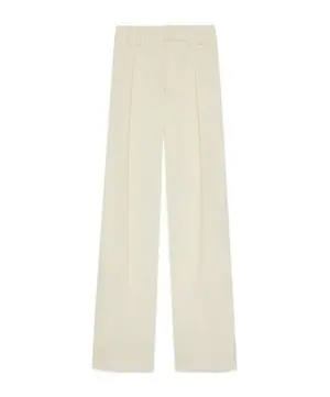 Saint Laurent Pants In Cotton Sateen