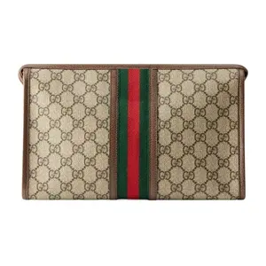 Gucci Ophidia Gg Toiletry Bag - Beige/ebony