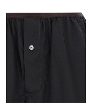 LEMAIRE Boxer Shorts With Elastic Waistband - Squid Ink