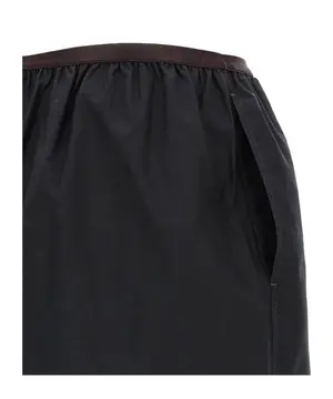 LEMAIRE Boxer Shorts With Elastic Waistband - Squid Ink