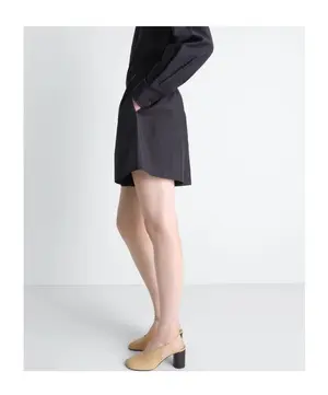 LEMAIRE Boxer Shorts With Elastic Waistband - Squid Ink