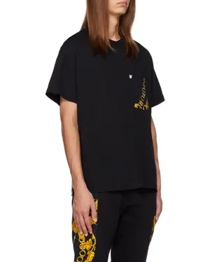 Versace Baroque-pattern Crewneck T-shirt