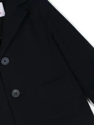 IL GUFO Single-breasted Blazer With Notched Lapels - Black