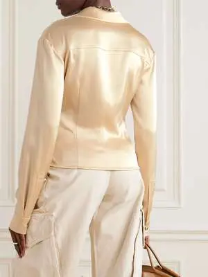 Nanushka Gitta Satin Shirt