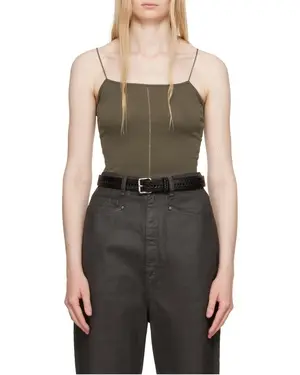 LEMAIRE Spaghetti Strap Top - Green