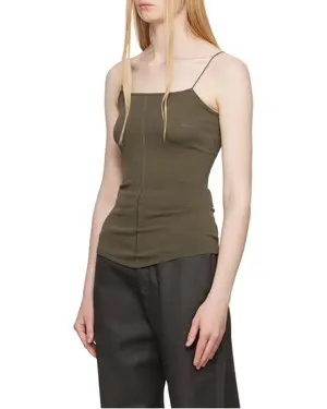LEMAIRE Spaghetti Strap Top - Green
