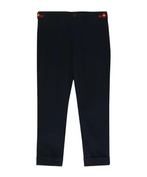 Gucci Casual Pants With Rolled-up Hem - Black