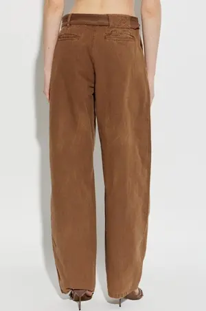 Blumarine Pleated Belted Trousers