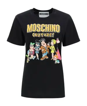 Moschino X The Flintstones Graphic Print T-shirt