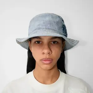 Burberry Logo-print Denim Bucket Hat