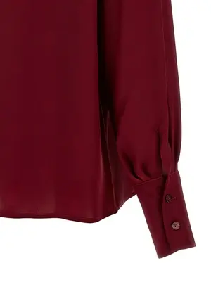 Etro Dot-printed Tie-neck Blouse
