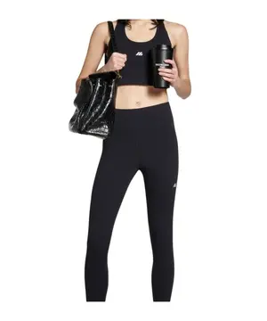 Balenciaga Reflective Logo Print Round-neck Sport Bra