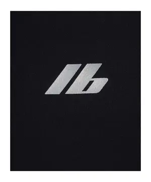 Balenciaga Reflective Logo Print Round-neck Sport Bra