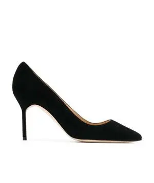 Manolo Blahnik Bb 90mm Pointed Pumps - Black