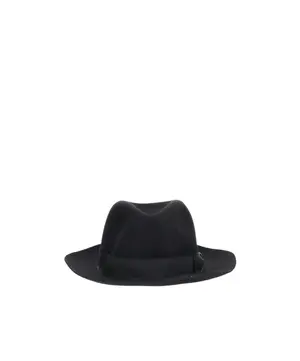 Borsalino Wide Brim Hat - Black