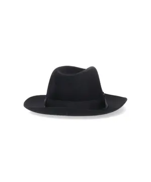 Borsalino Wide Brim Hat - Black