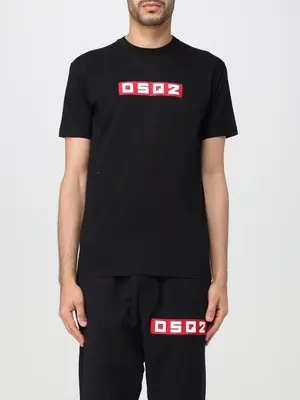 Dsquared2 Logo Patch Crewneck T-shirt