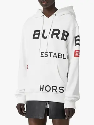 Burberry Horseferry Print Oversized Hoodie