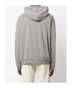 Barena Venezia Zip-up Cotton Hoodie - Gray