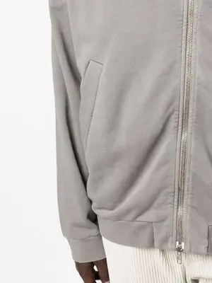 Barena Venezia Zip-up Cotton Hoodie - Gray