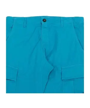 C.P. COMPANY Stretch Gabardine Cargo Pants - Blue