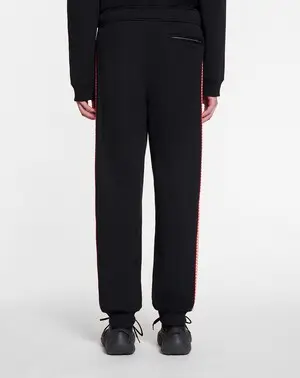 LANVIN Side Curb Drawstring Track Pants - Black