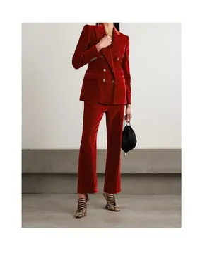 Etro Double-breasted Velvet Jacket