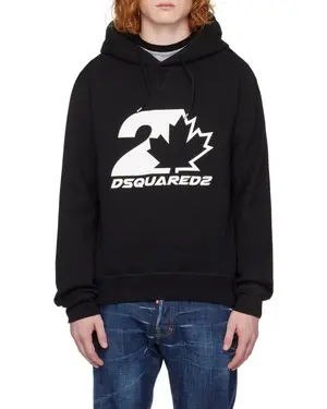 Dsquared2 Logo-printed Drawstring Hoodie