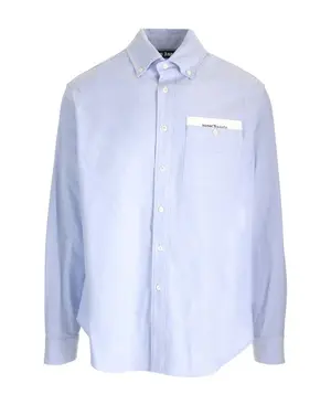 Palm Angels Logo Printed Long-sleeved Shirt