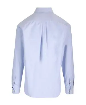 Palm Angels Logo Printed Long-sleeved Shirt