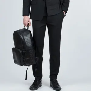 Emporio Armani Logo Detail Zipper Casual Pants