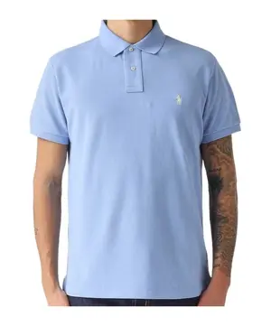 Polo Ralph Lauren Two-button Short-sleeve Polo Shirt - Blue