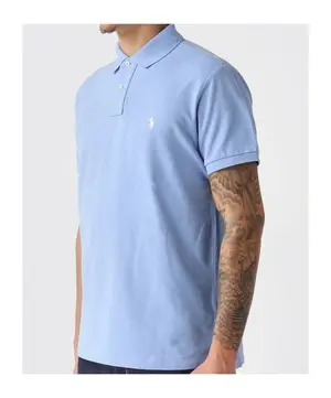 Polo Ralph Lauren Two-button Short-sleeve Polo Shirt - Blue