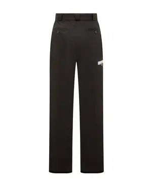 Palm Angels Straight Leg Logo Pants