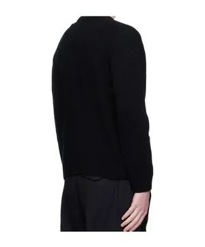 Maison Kitsuné Embroidered Logo Wool Sweater