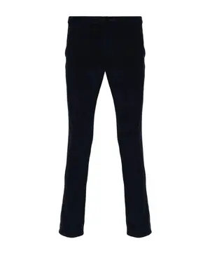 DONDUP Slim-cut Trousers - Black