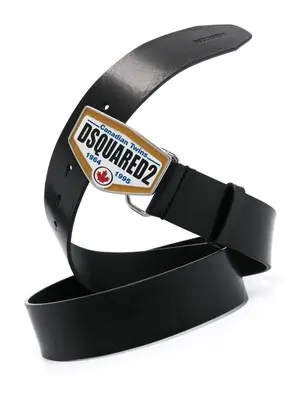 Dsquared2 Logo Enamel Buckle Belt