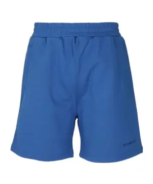 DONDUP Elastic Waist Straight Leg Shorts - Blue