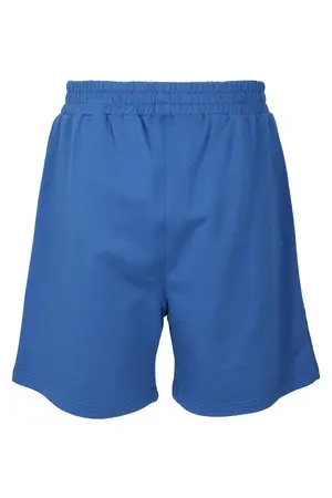 DONDUP Elastic Waist Straight Leg Shorts - Blue