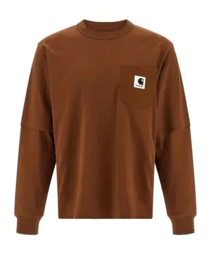 Sacai Capsule Pocket Long Sleeve T-shirt