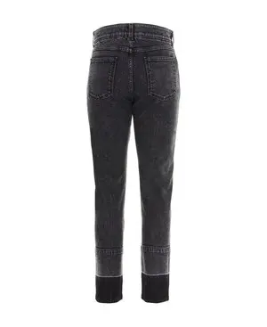 Stella McCartney Logo-stripe Cropped Jeans