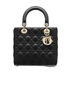 Dior Medium Lady Bag - Black
