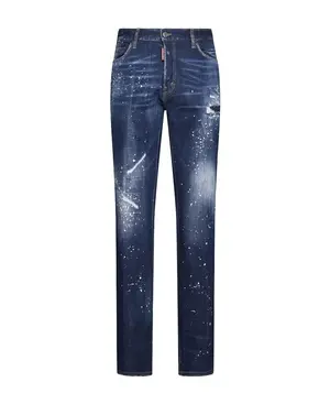 Dsquared2 Twimphony Logo Patch Distressed Jeans